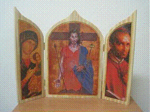 Triptych at the Ballinasloe Novena - The RedemptoristsThe Redemptorists